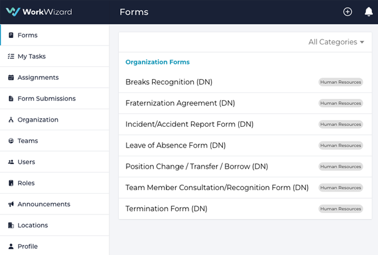WorkWizard | Tasks, Forms, and Checklists